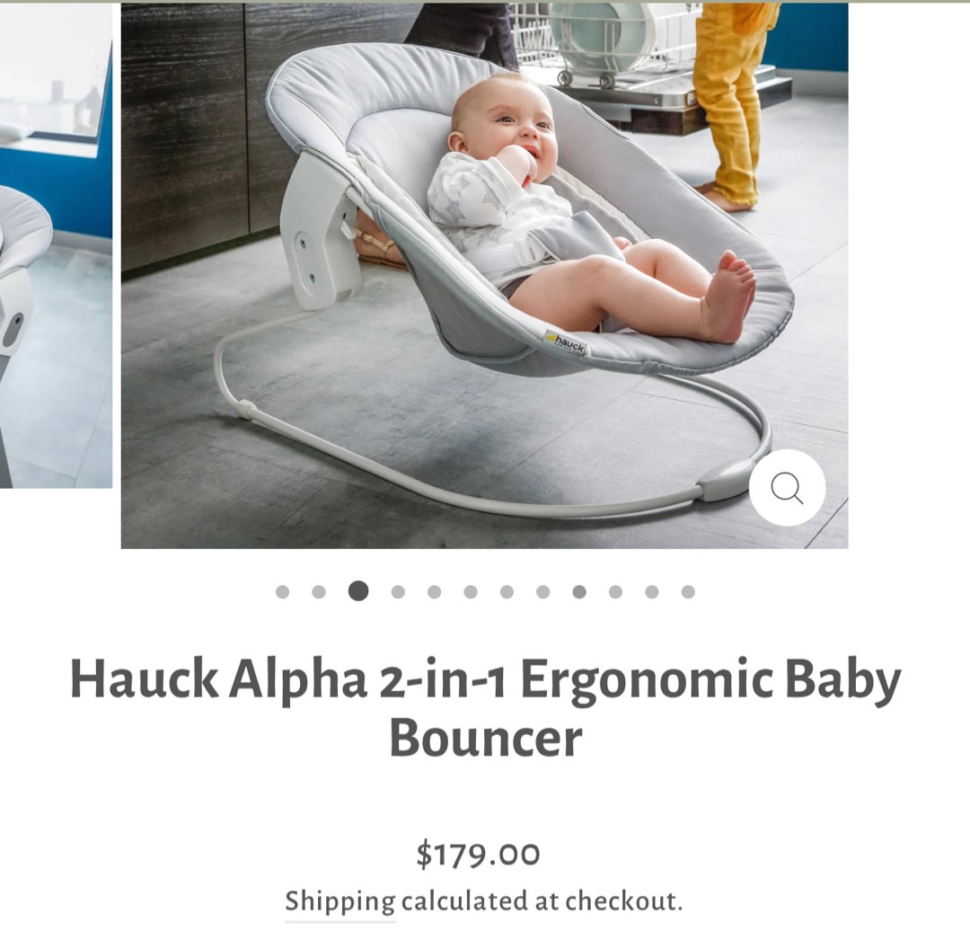 Hauck Alpha 2-in-1 Ergonomic Baby Bouncer, Babies & Kids, Baby Nursery ...