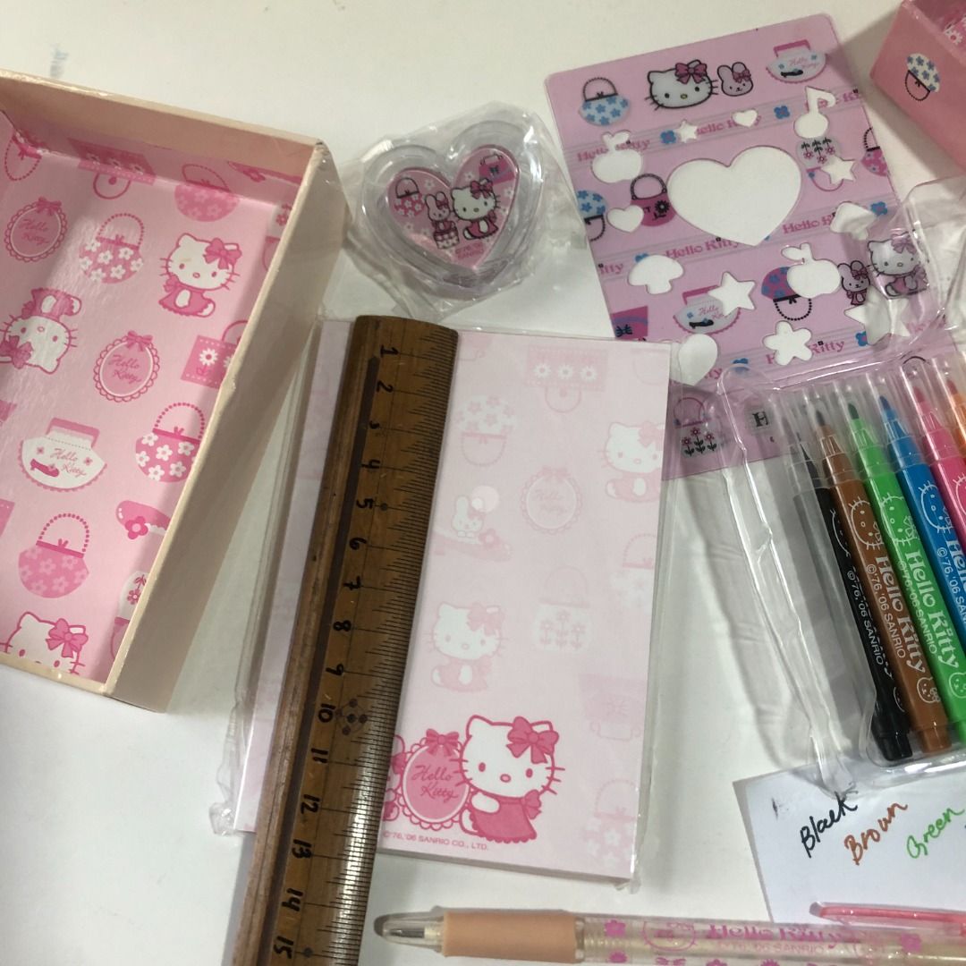 Hello Kitty Stationery Set pen no ink#1815, Hobbies & Toys, Stationary ...