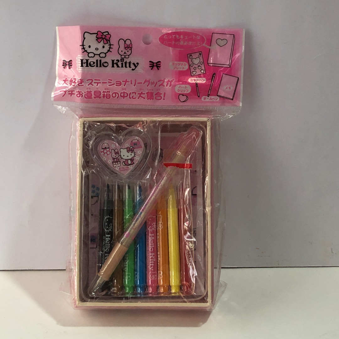 Hello Kitty Stationery Set pen no ink#1815, Hobbies & Toys, Stationary ...
