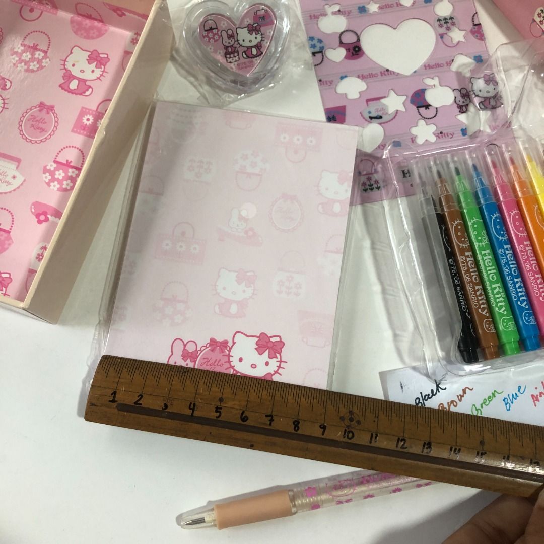Hello Kitty Stationery Set pen no ink#1815, Hobbies & Toys, Stationary ...