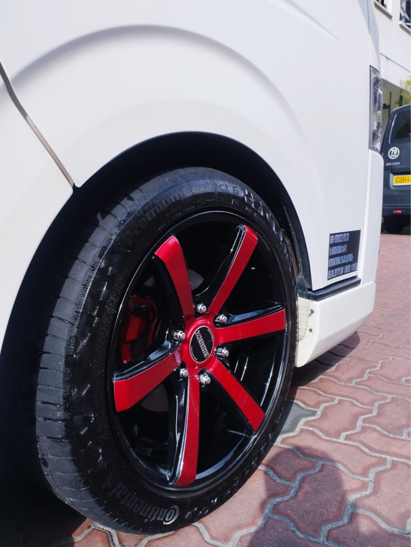 Hiace Rims 18”, Car Accessories, Tyres & Rims on Carousell