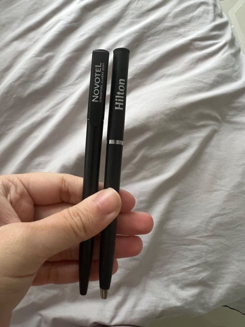Hilton Paris pen and novotel singapore ball pen, Hobbies & Toys ...