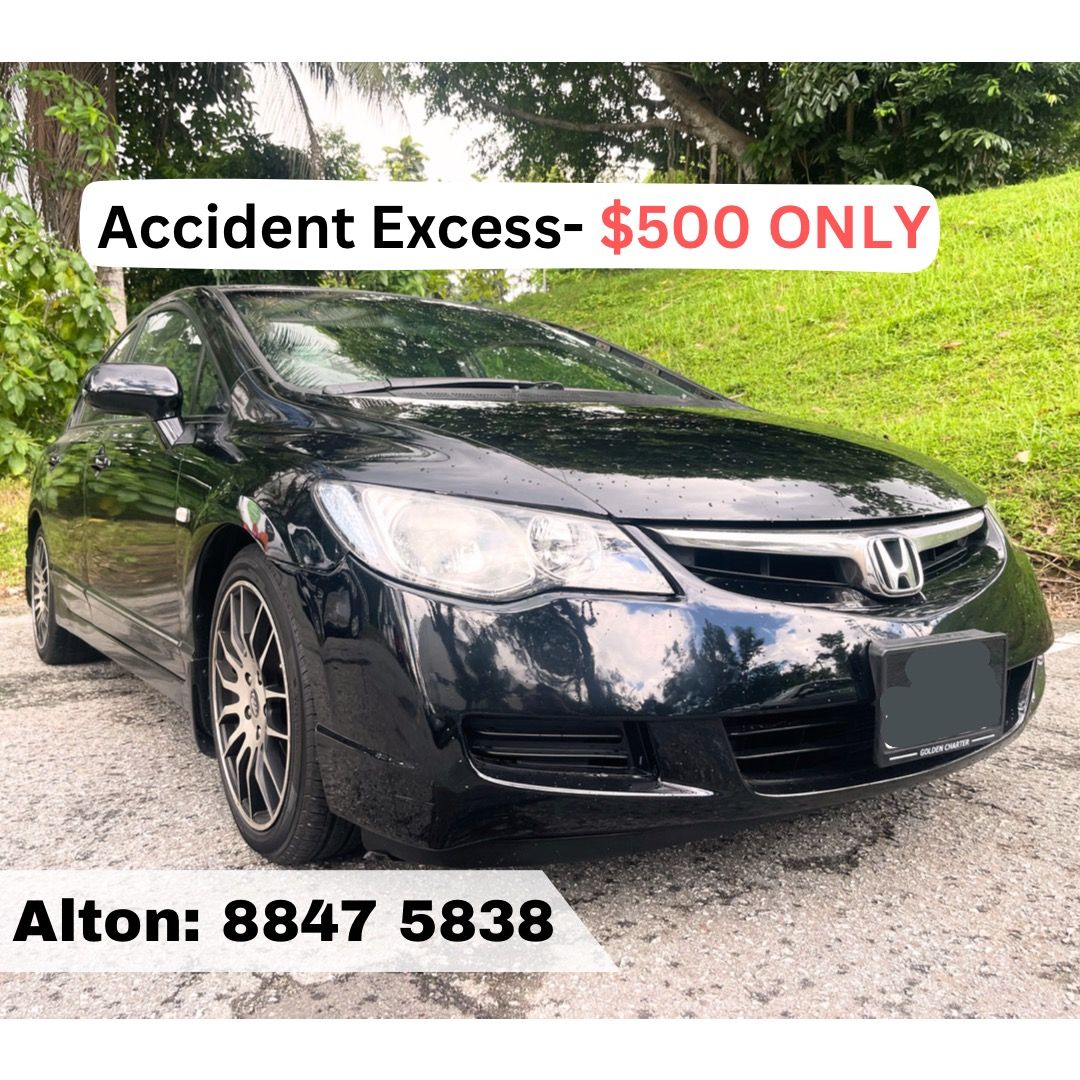 Honda Civic 1.6L. PHV Ready. $500 accident excess only, Cars, Car ...