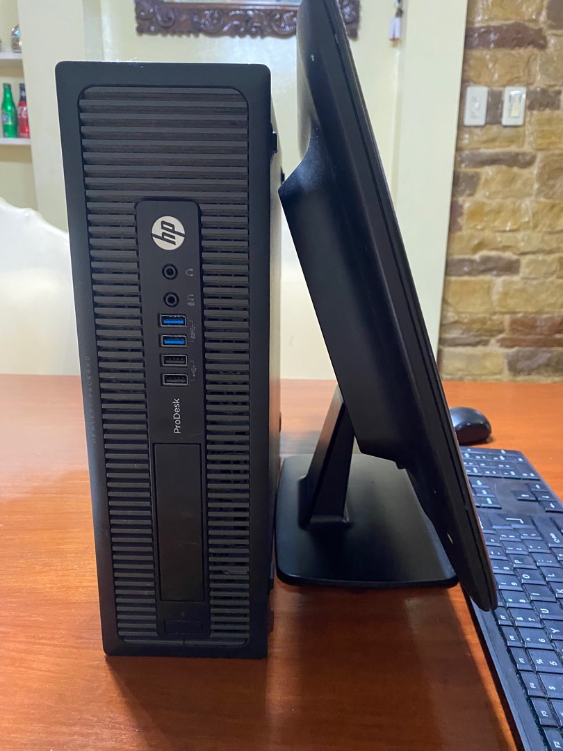 HP ProDesk 600 G1 SFF Dual Monitor, Computers & Tech, Desktops on Carousell