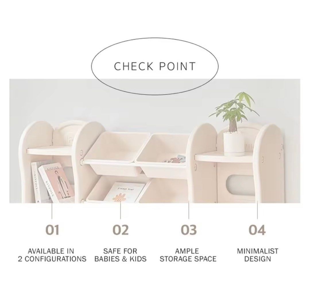 IFAm Design Storage Rack & BookShelf for kids book and storage MADE IN ...