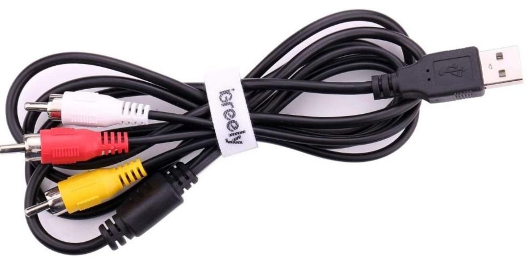 iGreely USB to 3RCA Cable, 1.5m USB Male to 3 RCA Male Jack Splitter ...