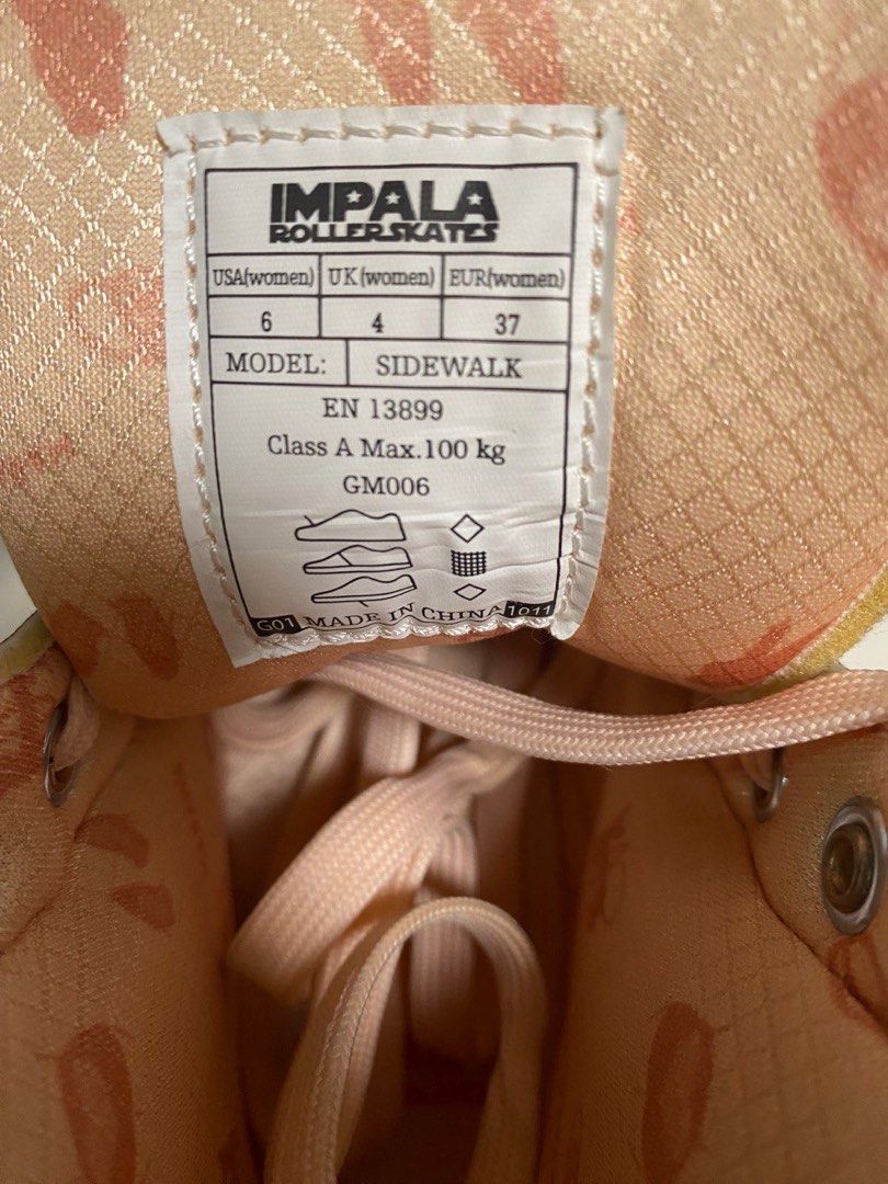 Impala Rose Gold Marawa quad skate, Sports Equipment, Sports & Games ...