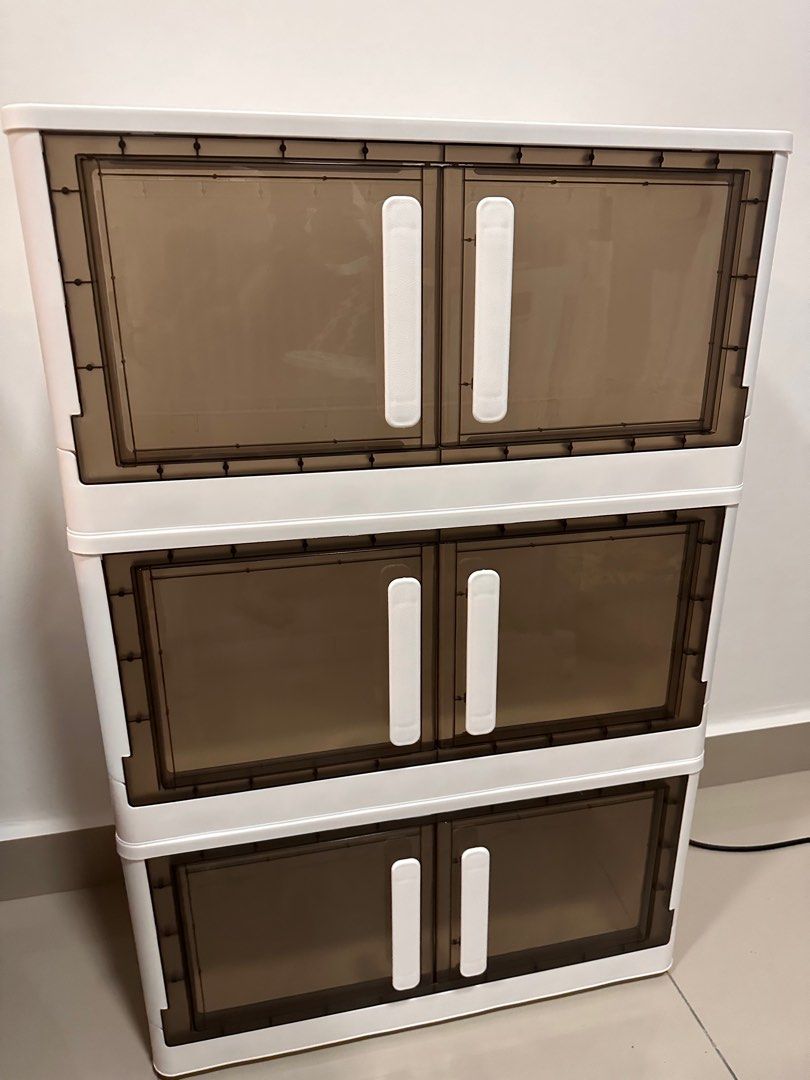 Inho 3 Layers Storage Cabinet Foldable, Everything Else, Others on ...