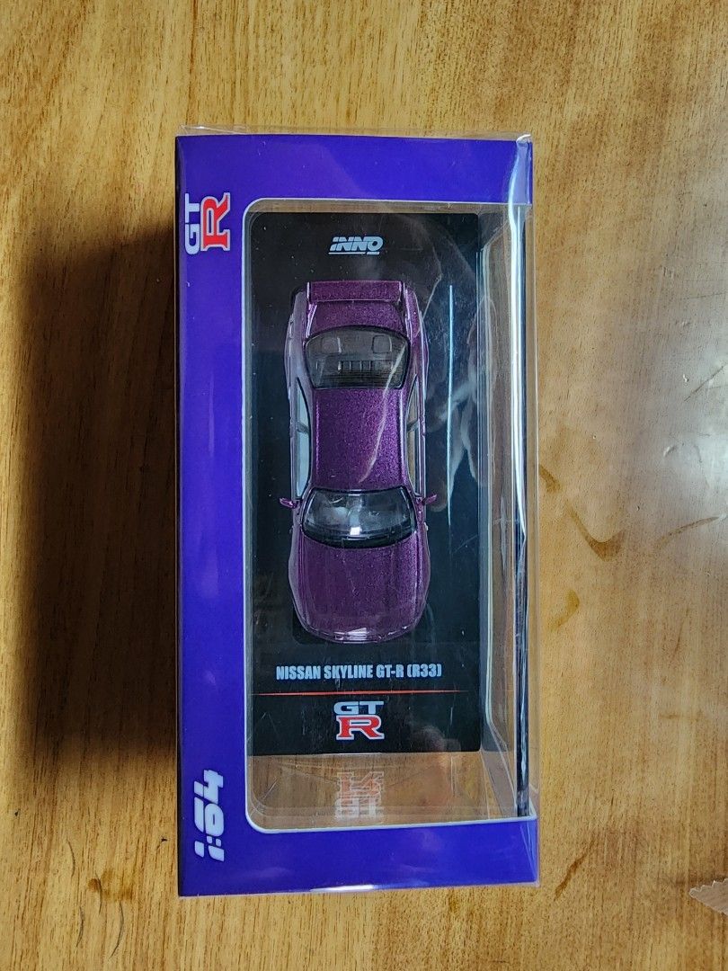 Inno64 Nissan Skyline R33 GTR Midnight Purple 1/64 1:64 jdm not hot ...