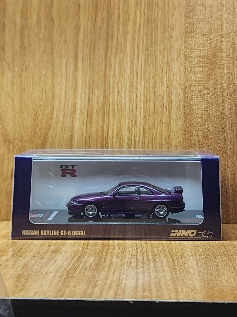 Inno64 Nissan Skyline R33 GTR Midnight Purple 1/64 1:64 jdm not hot ...