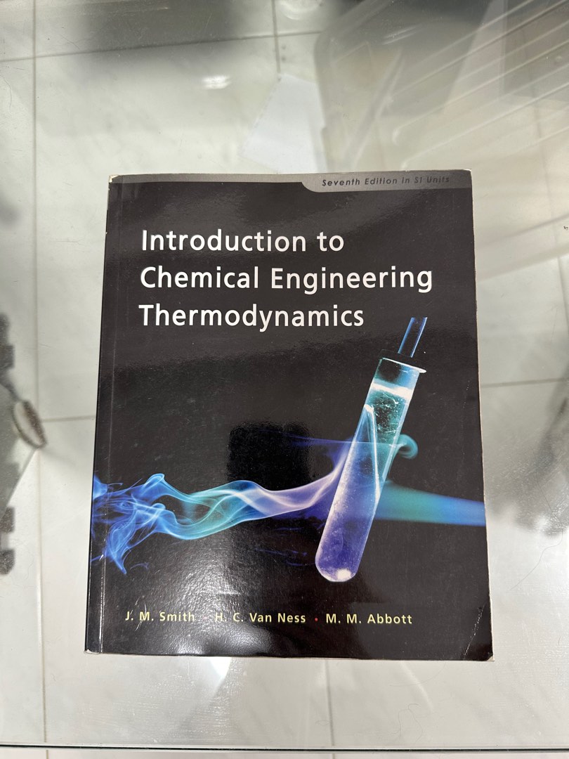 Introduction to Chemical Engineering Thermodynamics, Hobbies & Toys ...