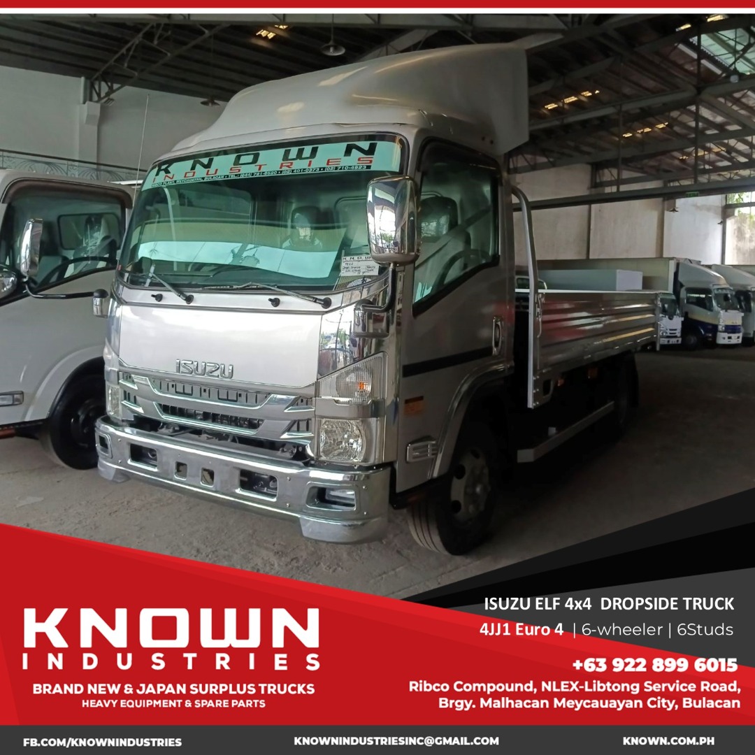 ISUZU ELF 4X4 DROPSIDE TRUCK, Special Vehicles, Heavy Vehicles on Carousell