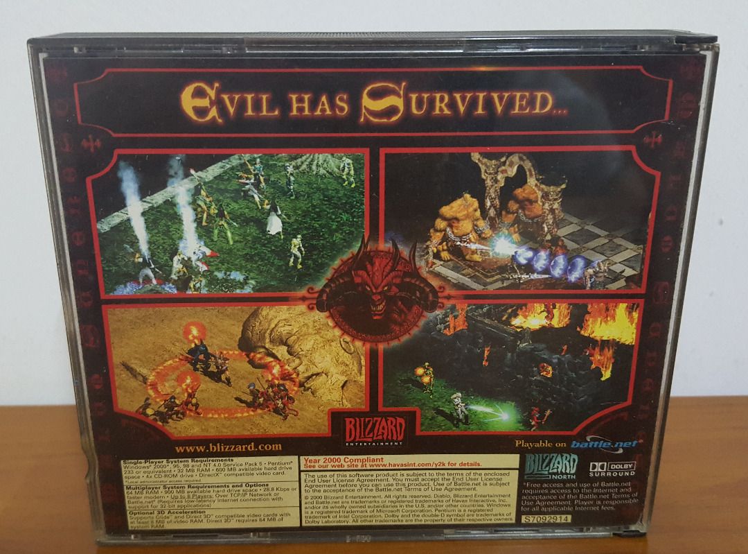 Item 1, Used Diablo II, $18. Item 2, Used Diablo 2 Expansion Set - Lord ...