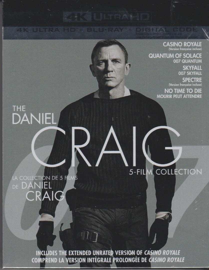 James Bond 007 The Daniel Craig 5-Film Collection 4K [ Blu-Ray ...