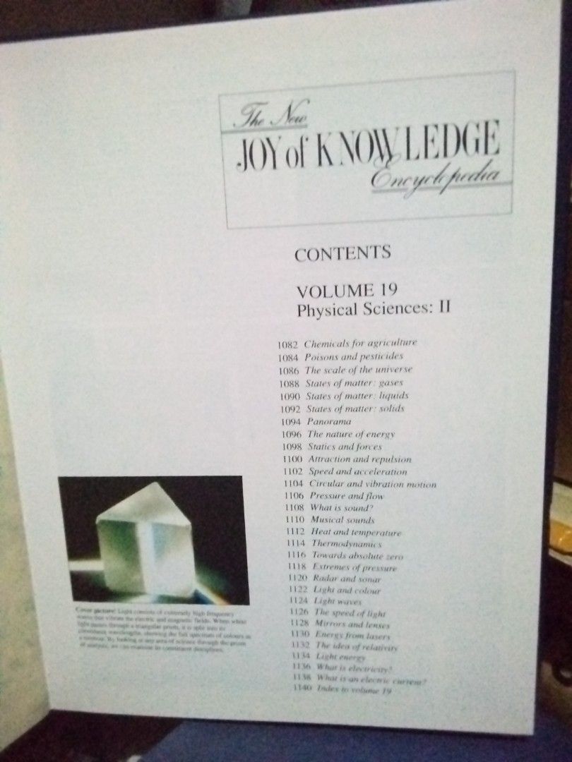 Joy Of Knowledge Encyclopedia on Carousell