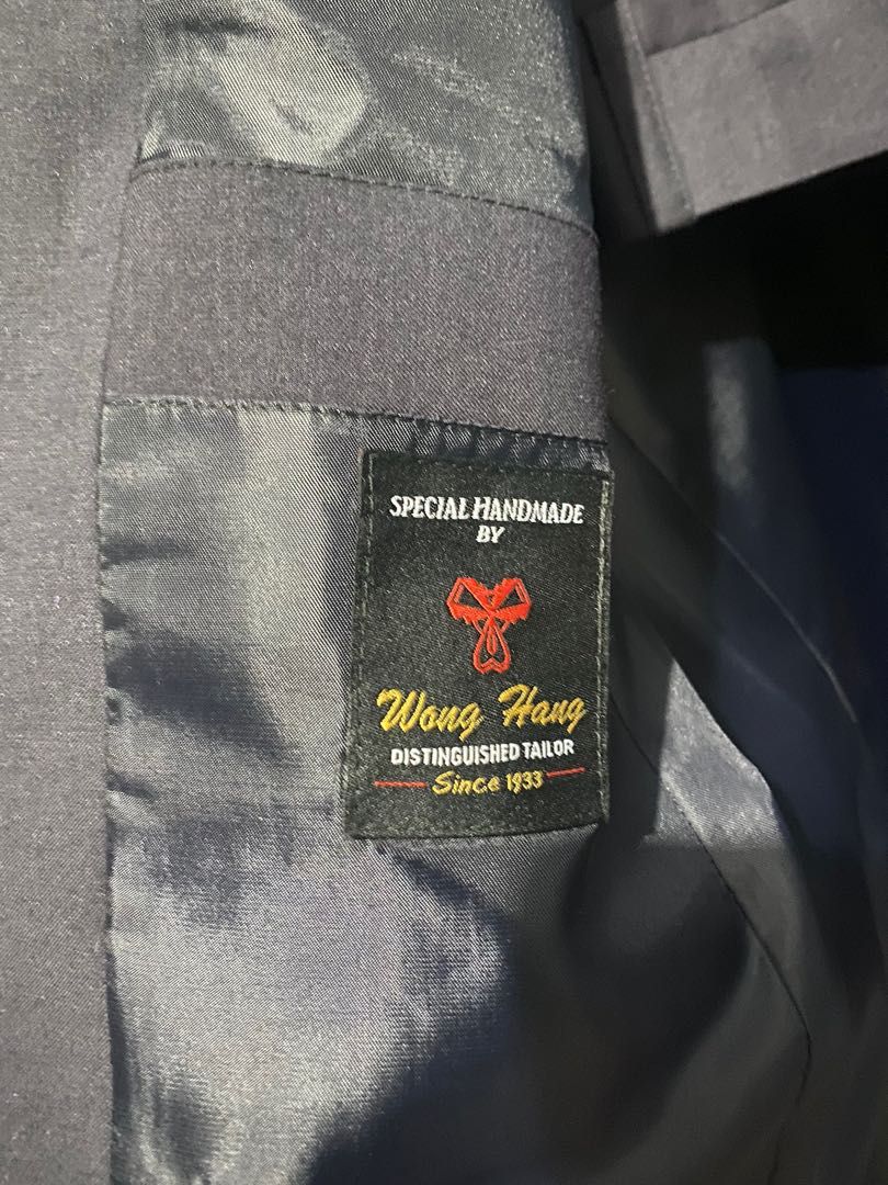 Jual set jas pengantin wong hang tailor (wedding suit), Fesyen Pria, Pakaian , Atasan di Carousell