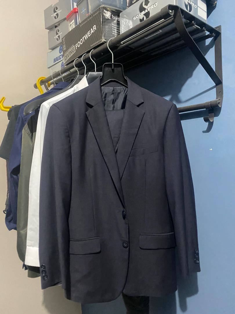 Jual set jas pengantin wong hang tailor (wedding suit), Fesyen Pria, Pakaian , Atasan di Carousell