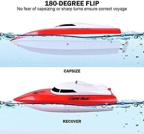 [K0195] KINGBOT RC Boat, Remote Control Boat for Pools & Lakes 2.4GHz ...