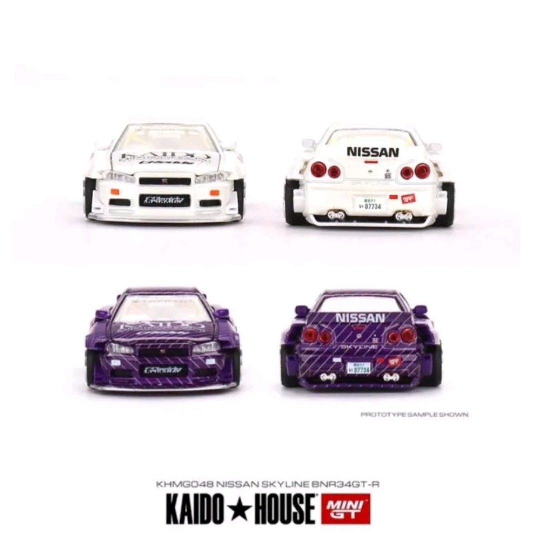 Kaido House x Mini GT [//048][//049] Nissan Skyline GT-R R34 kaido ...