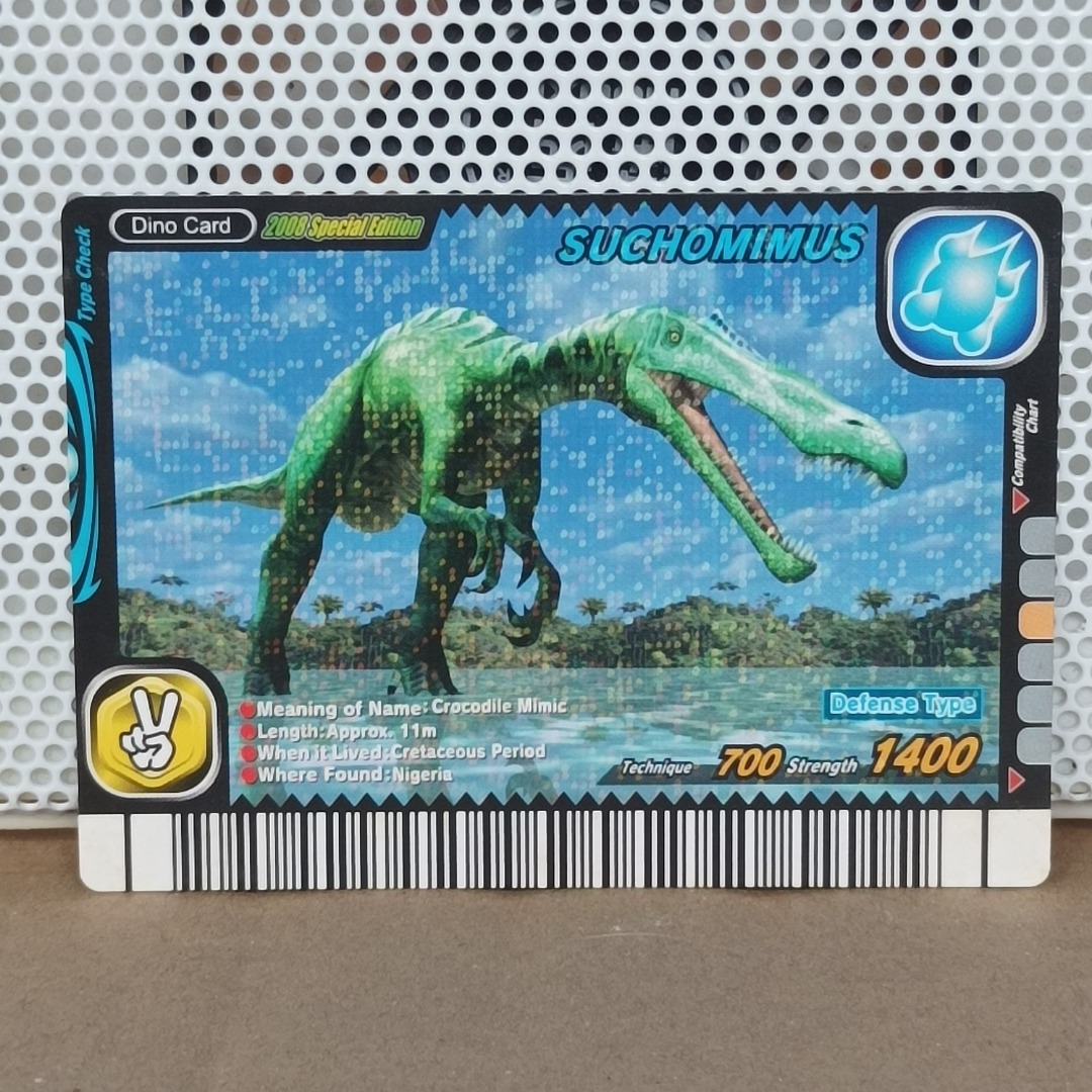 Kartu Sega Dinosaur King Hologram Special Edition - Suchomimus, Toys & Collectibles, Permainan ...