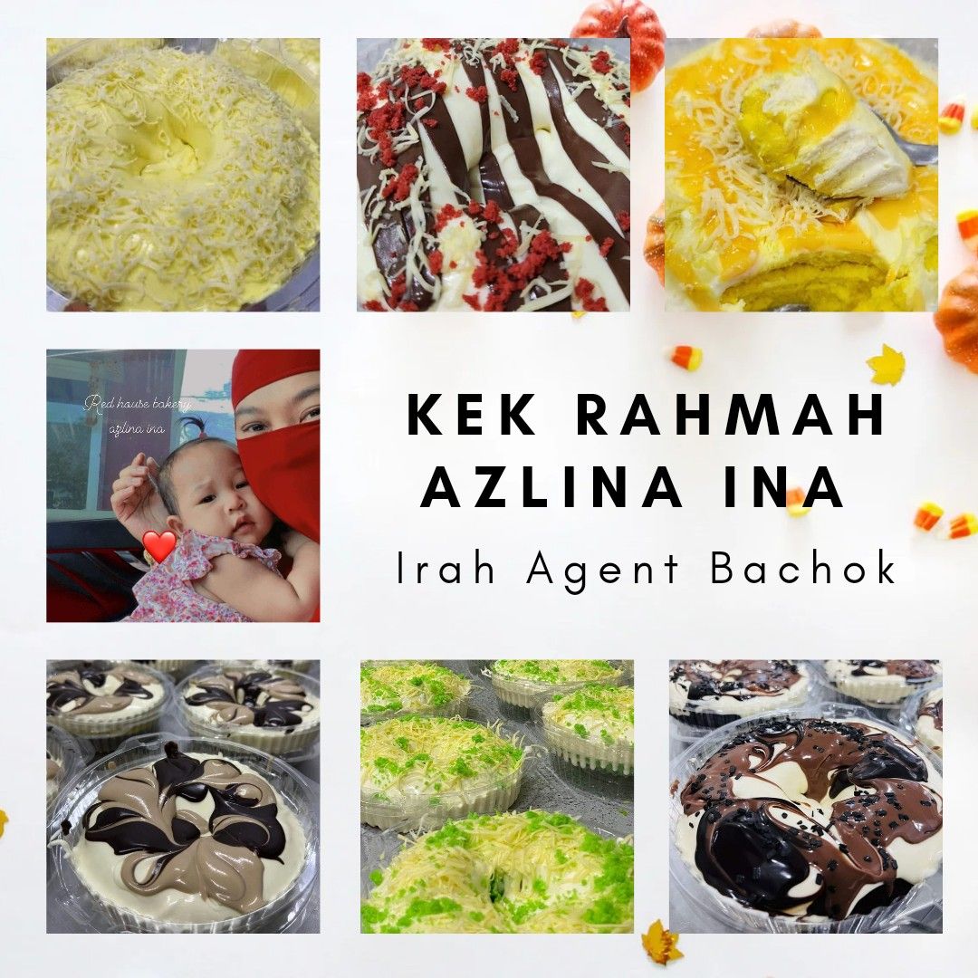 Kek Azlina Ina Kek Cheese Kek Red Velvet Cheese Durian Mangga Vanilla ...