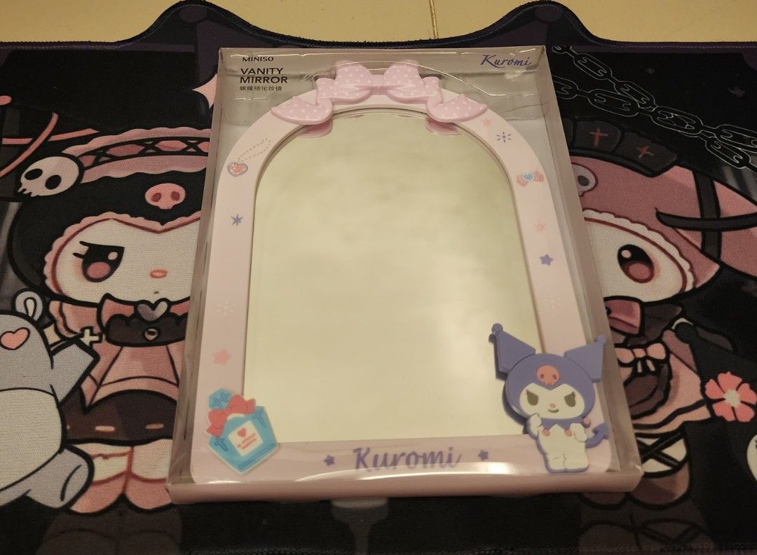Kuromi vanity Mirror Official, Furniture & Home Living, Home Decor ...