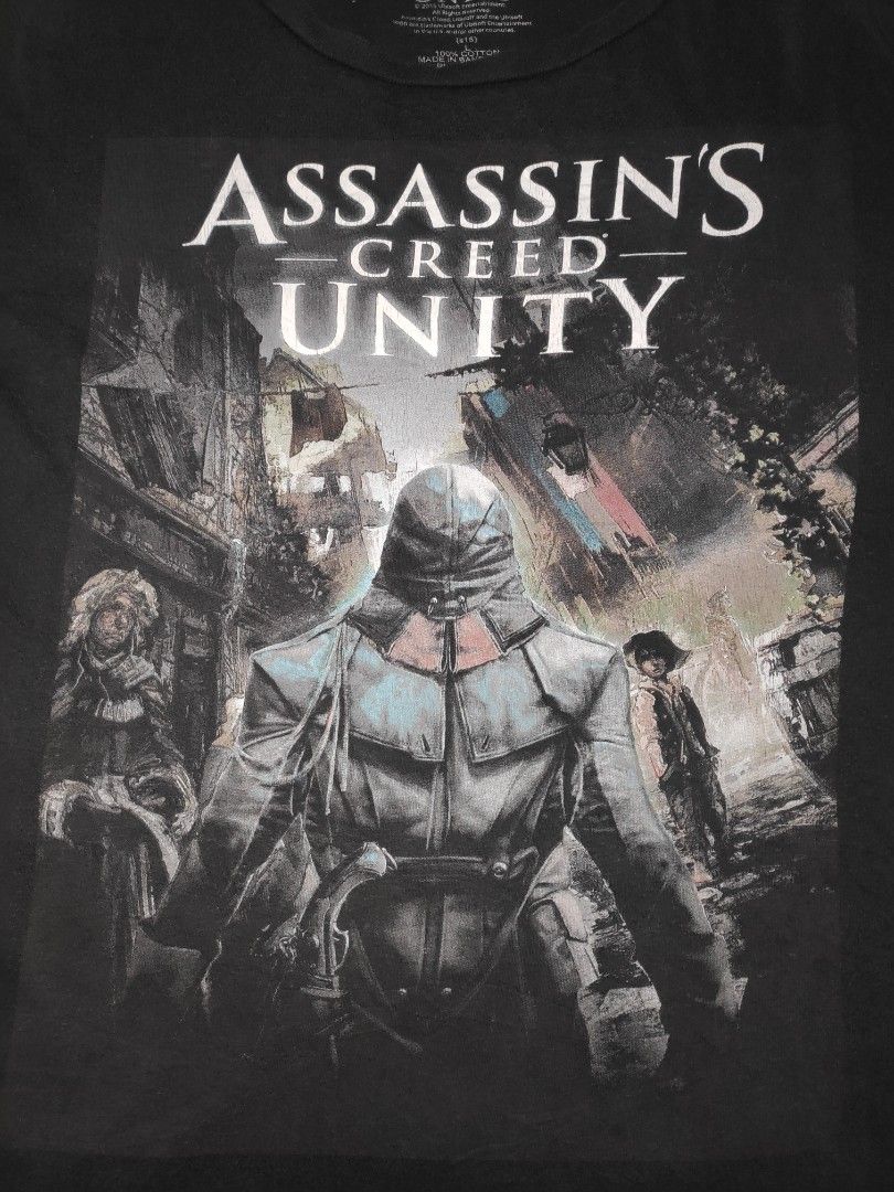 (L) ASSASSIN'S CREED UNITY, Men's Fashion, Tops & Sets, Tshirts & Polo ...