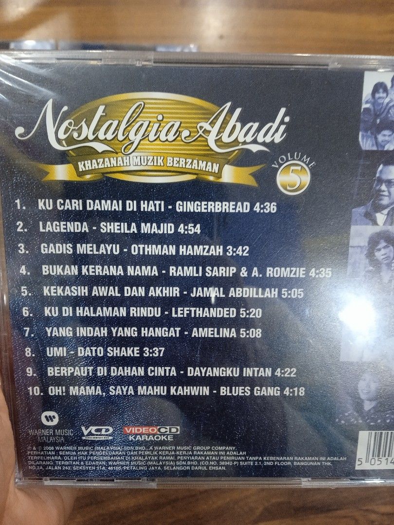 Lagu classic vcd MTV karaoke, Hobbies & Toys, Music & Media, CDs & DVDs on Carousell