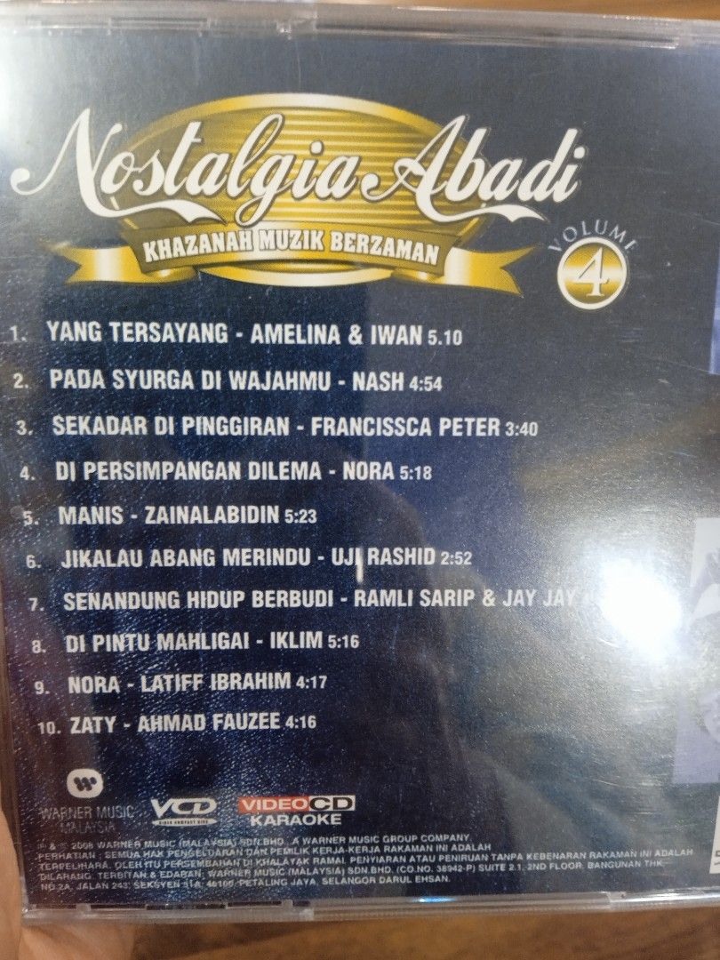 Lagu classic vcd MTV karaoke, Hobbies & Toys, Music & Media, CDs & DVDs on Carousell