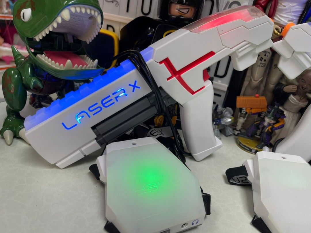 Laser X Laser tag blasters with chest plates, Hobbies & Toys, Toys ...