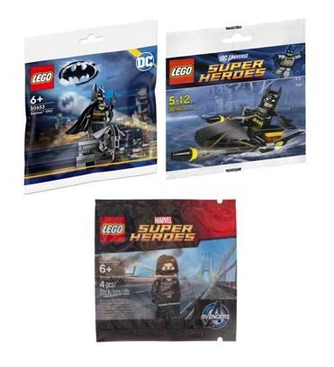 LEGO 30653 Batman Returns Batman 1992 Polybag / 30160 Batman Jetski ...