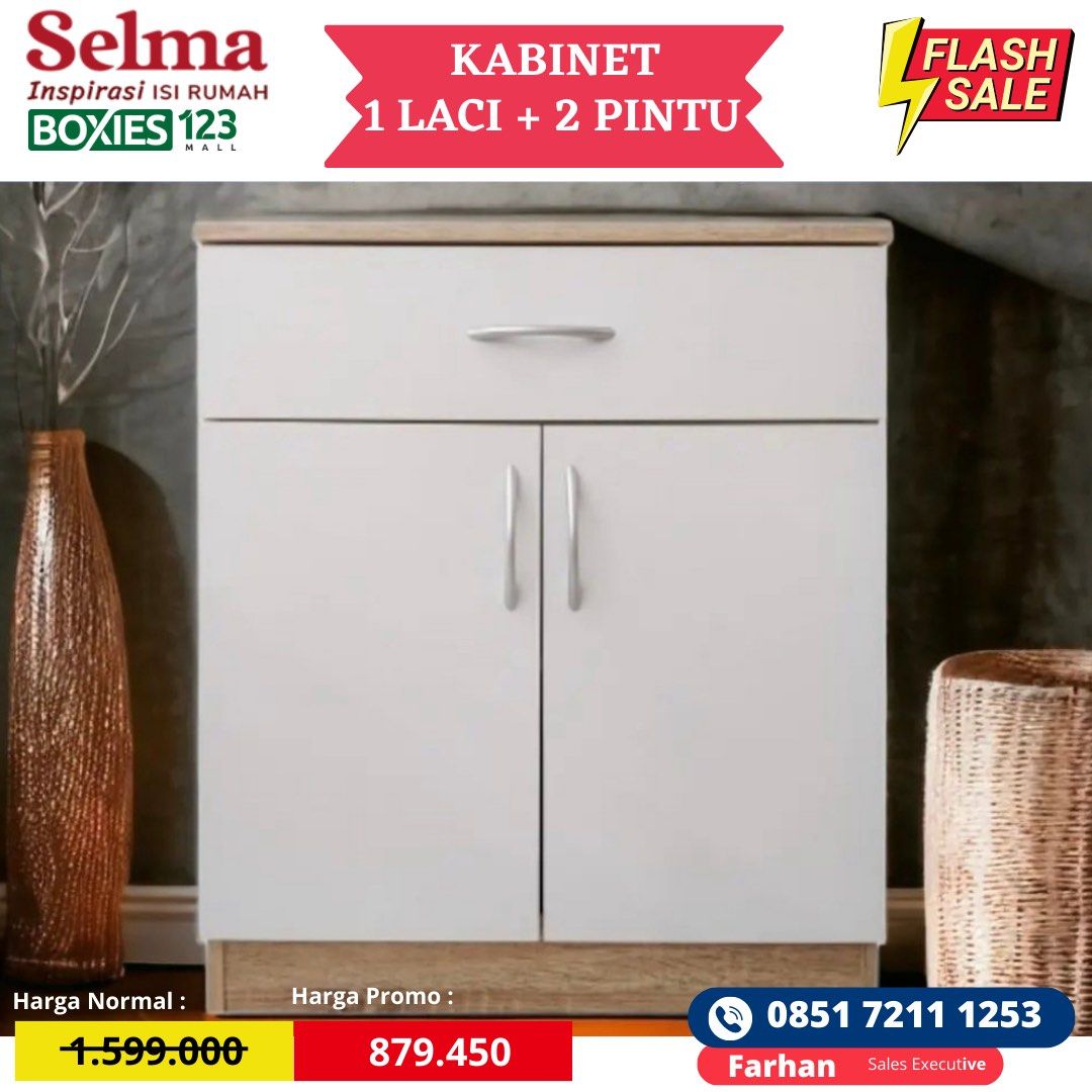 LEMARI 2 PINTU 1 LACI, Perabotan Rumah di Carousell