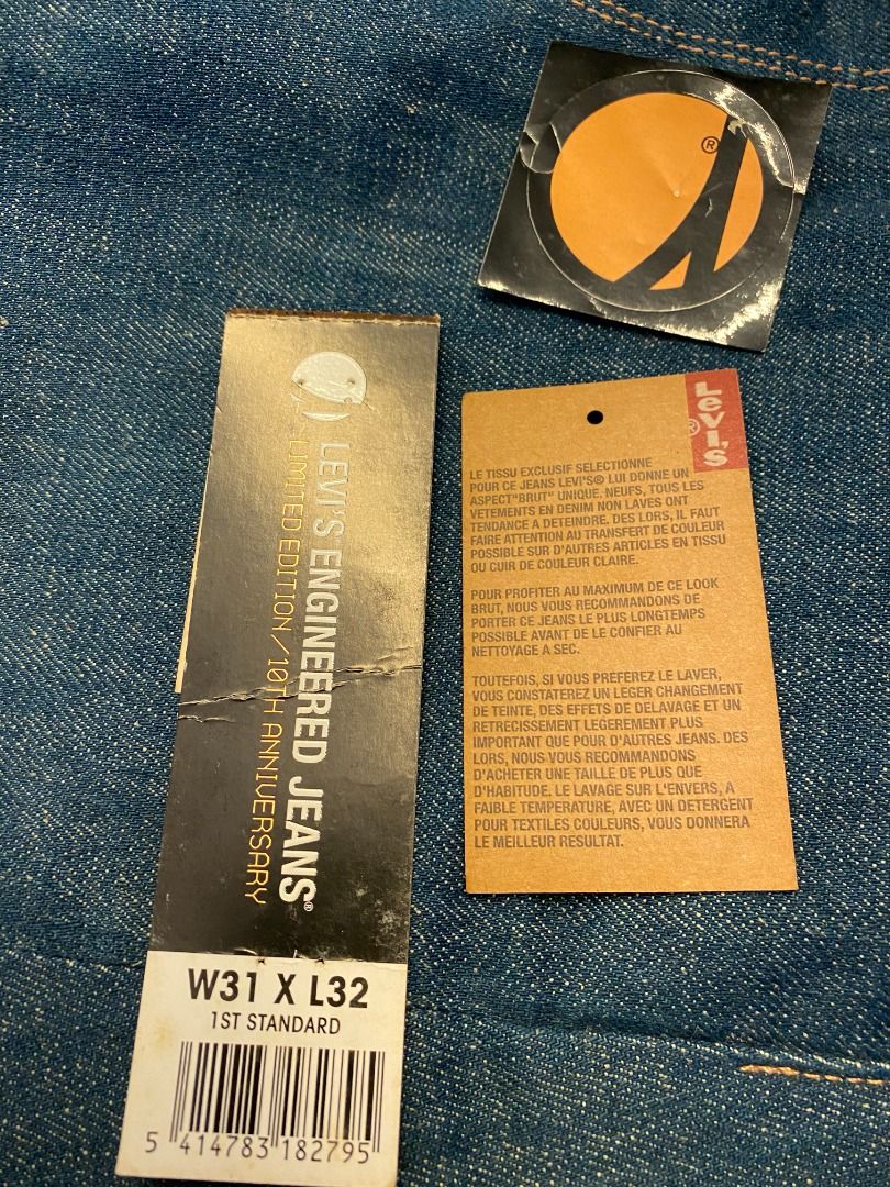 Levi's RED Europe Engineered Jeans 10th Anniversary Limited Edition ...