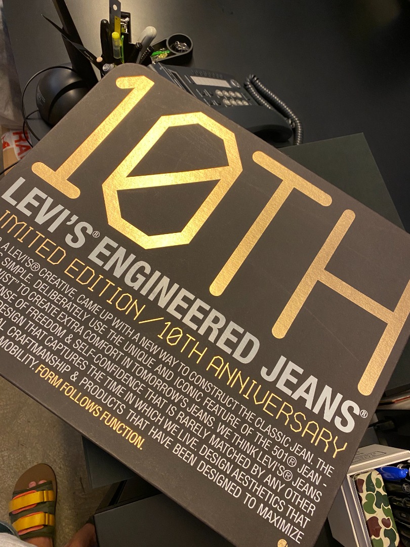 Levi's RED Europe Engineered Jeans 10th Anniversary Limited Edition ...