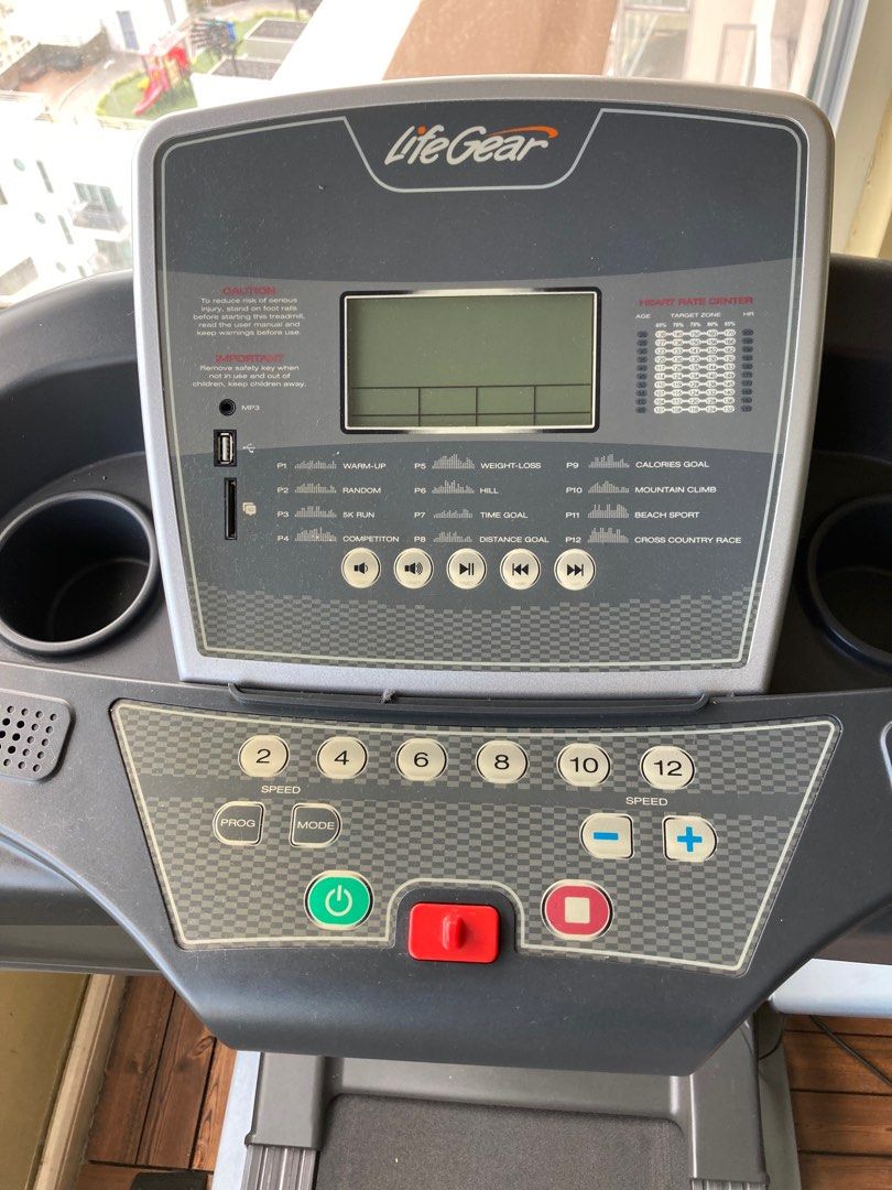 Life Gear Treadmill, Sports Equipment, Exercise & Fitness, Cardio ...