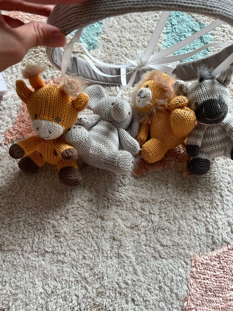 Living Textiles Musical Mobile Set Savanna Babies, Babies & Kids, Baby ...