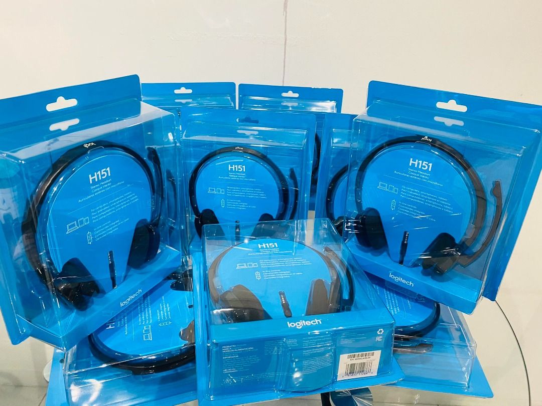 Logitech H151 Stereo Headset Black on Carousell