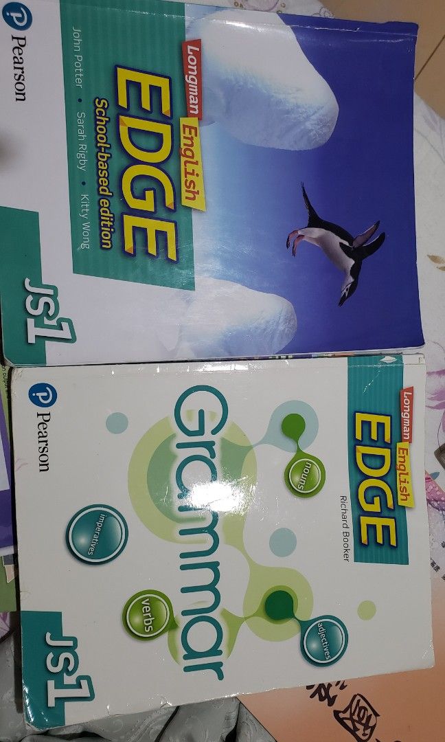 longman English edge js1 and longman English edge grammar js, 興趣及遊戲, 書本 ...