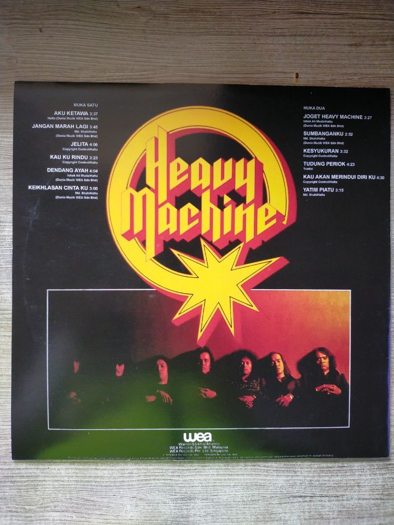 LP Heavy Machine (Aku Ketawa)., Hobbies & Toys, Music & Media, CDs ...