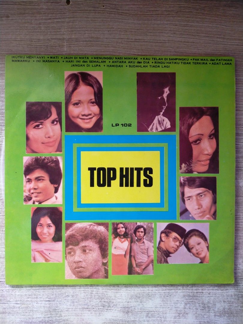 LP Top Hits. (Lagu Lagu Hits Melayu 70 an), Hobbies & Toys, Music & Media, CDs & DVDs on Carousell