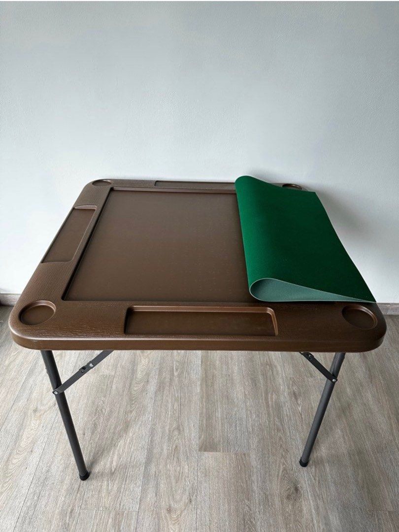 Mahjong table 90cm * 90cm * 74cm height, Furniture & Home Living ...