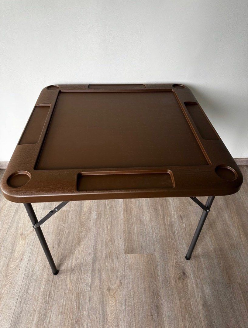 Mahjong table 90cm * 90cm * 74cm height, Furniture & Home Living ...