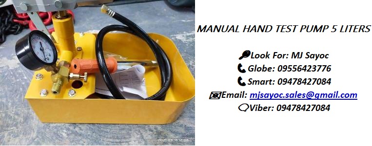MANUAL HAND TEST PUMP 5 LITERS, Commercial & Industrial, Industrial ...