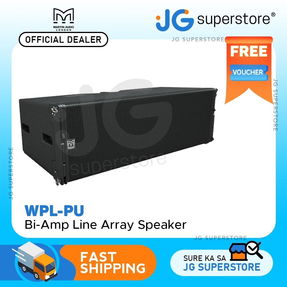 Martin Audio WPL-PU 2 x 12" Weatherized 3-Way 52Hz Passive Bi-Amp Line ...