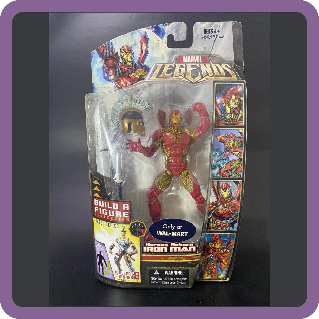 Marvel Legends HEROES REBORN IRON MAN (Ares BAF) Walmart Exclusive ...