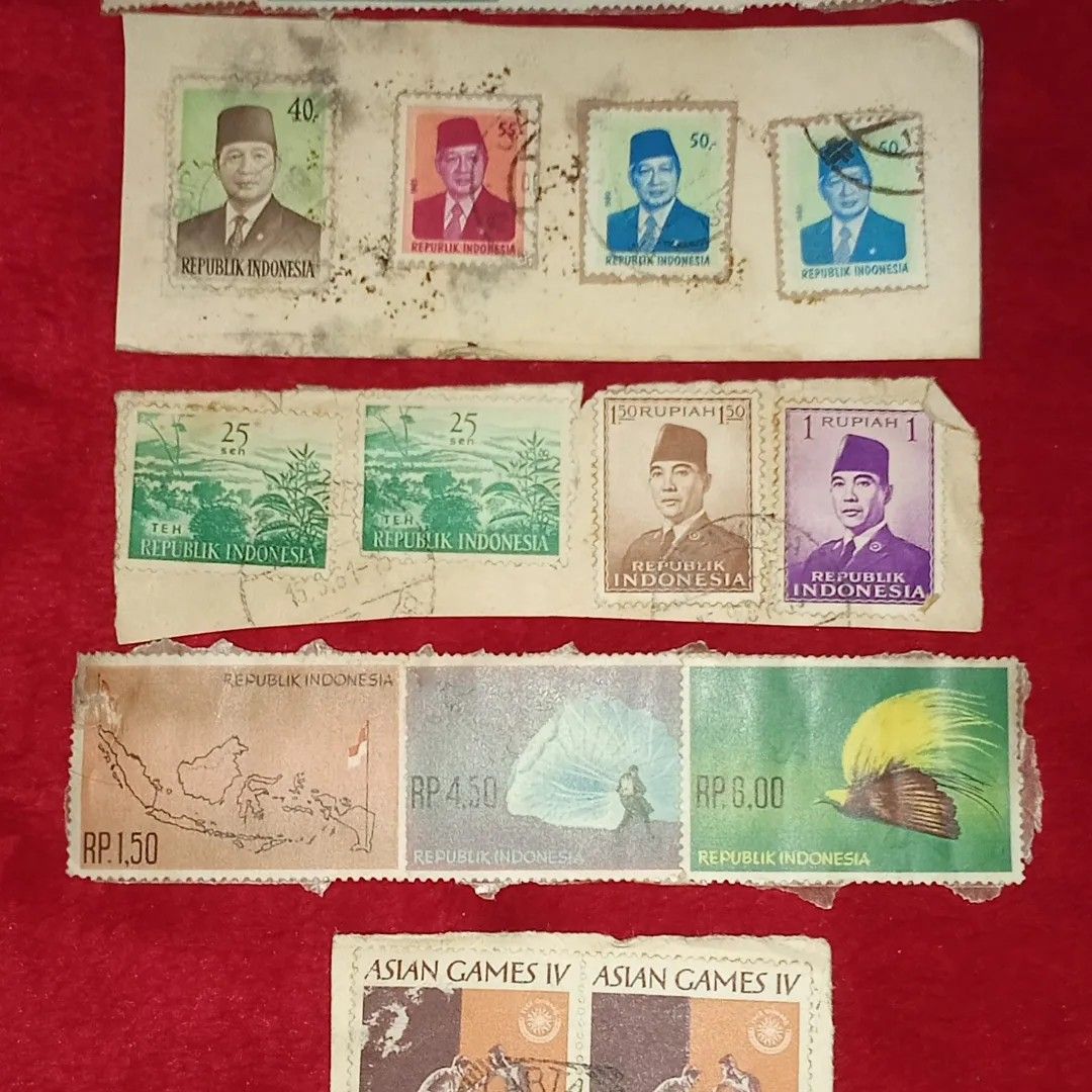Materai/ stampel dari berbagai negara, Antik, Filateli di Carousell