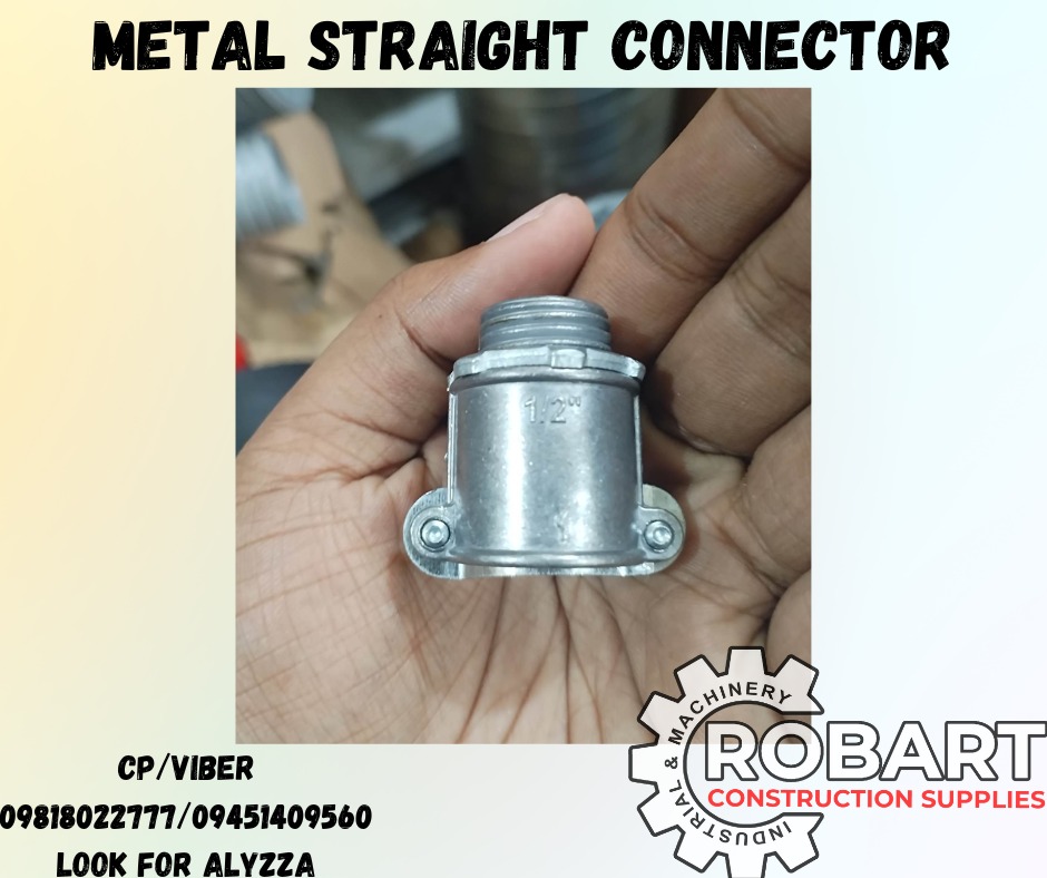 METAL STRAIGHT CONNECTOR, Commercial & Industrial, Construction Tools ...