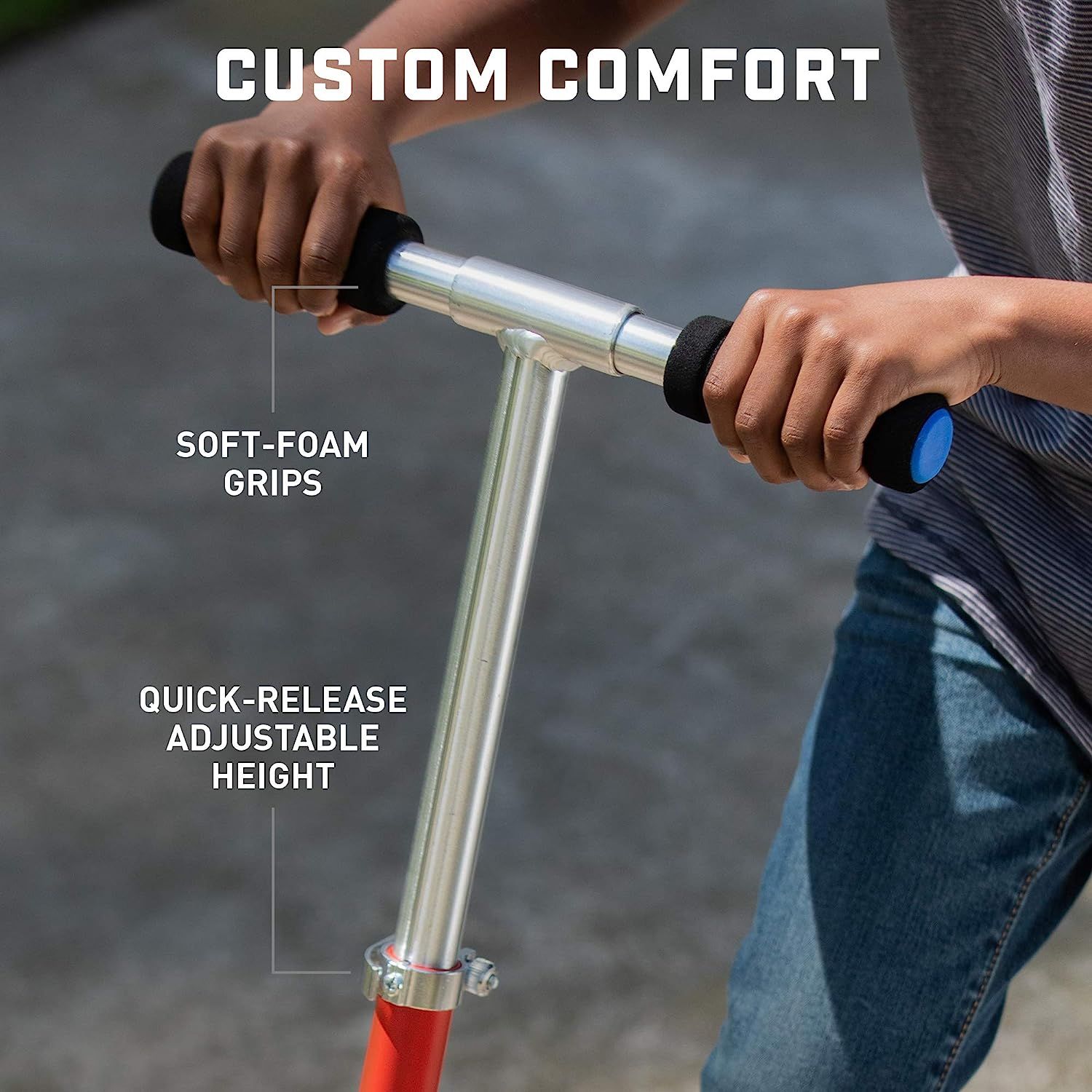 Mongoose Trace Kick Scooter Folding Design (Trace 100+), Sports ...