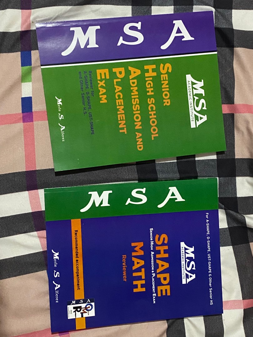 MSA Shape Reviewers, Hobbies & Toys, Books & Magazines, Assessment ...