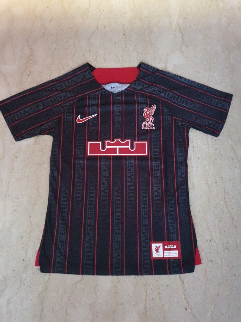 Nike Men's Player Version Liverpool Lebron James Kit 2023 (Size M ...